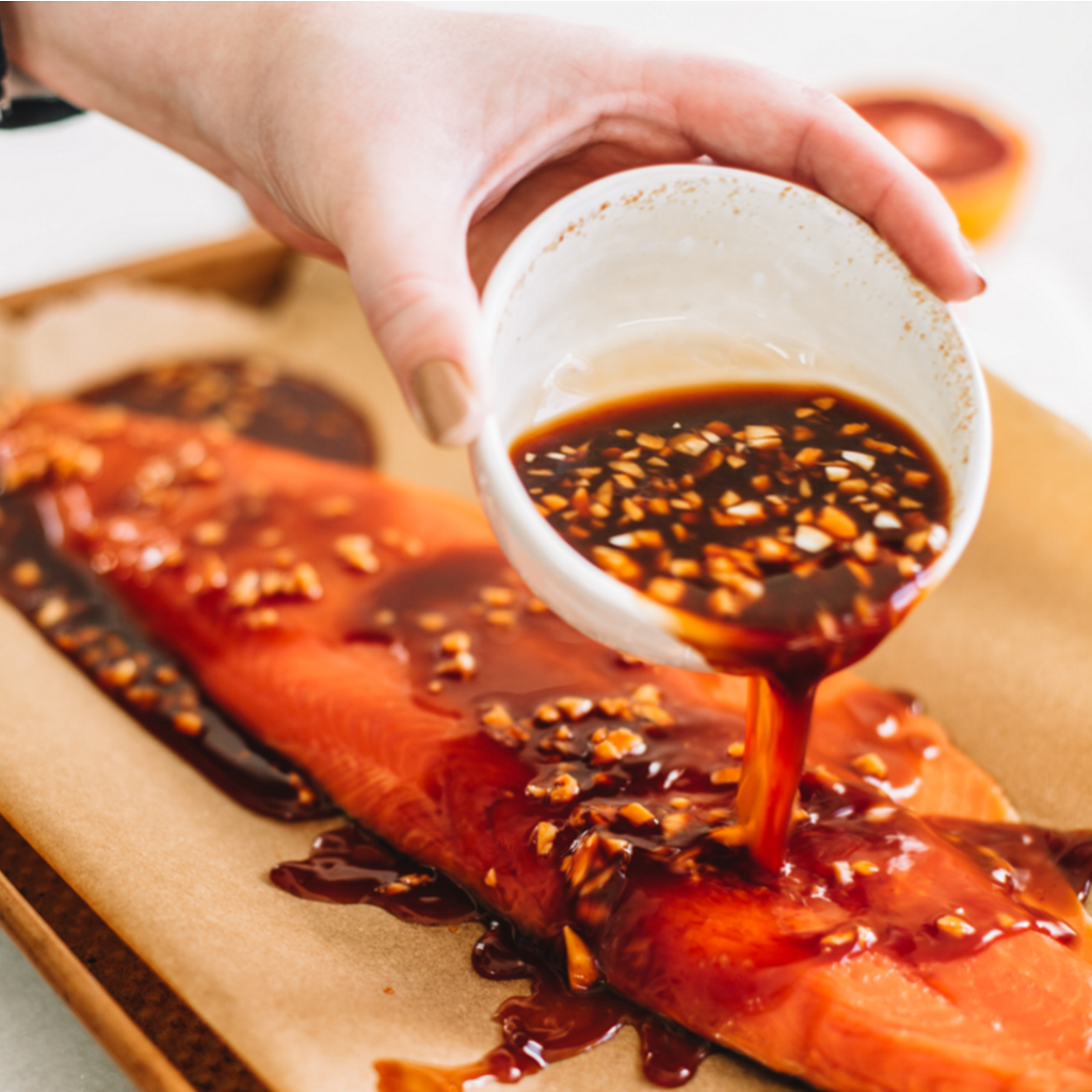 Blood Orange Salmon Fillet & Ginger Garlic Stir Fry - GSF Fresh